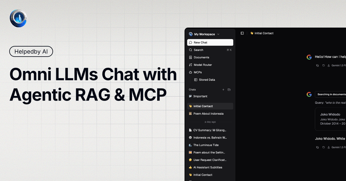 Omni LLM chat platform - Personalize your chat experien
