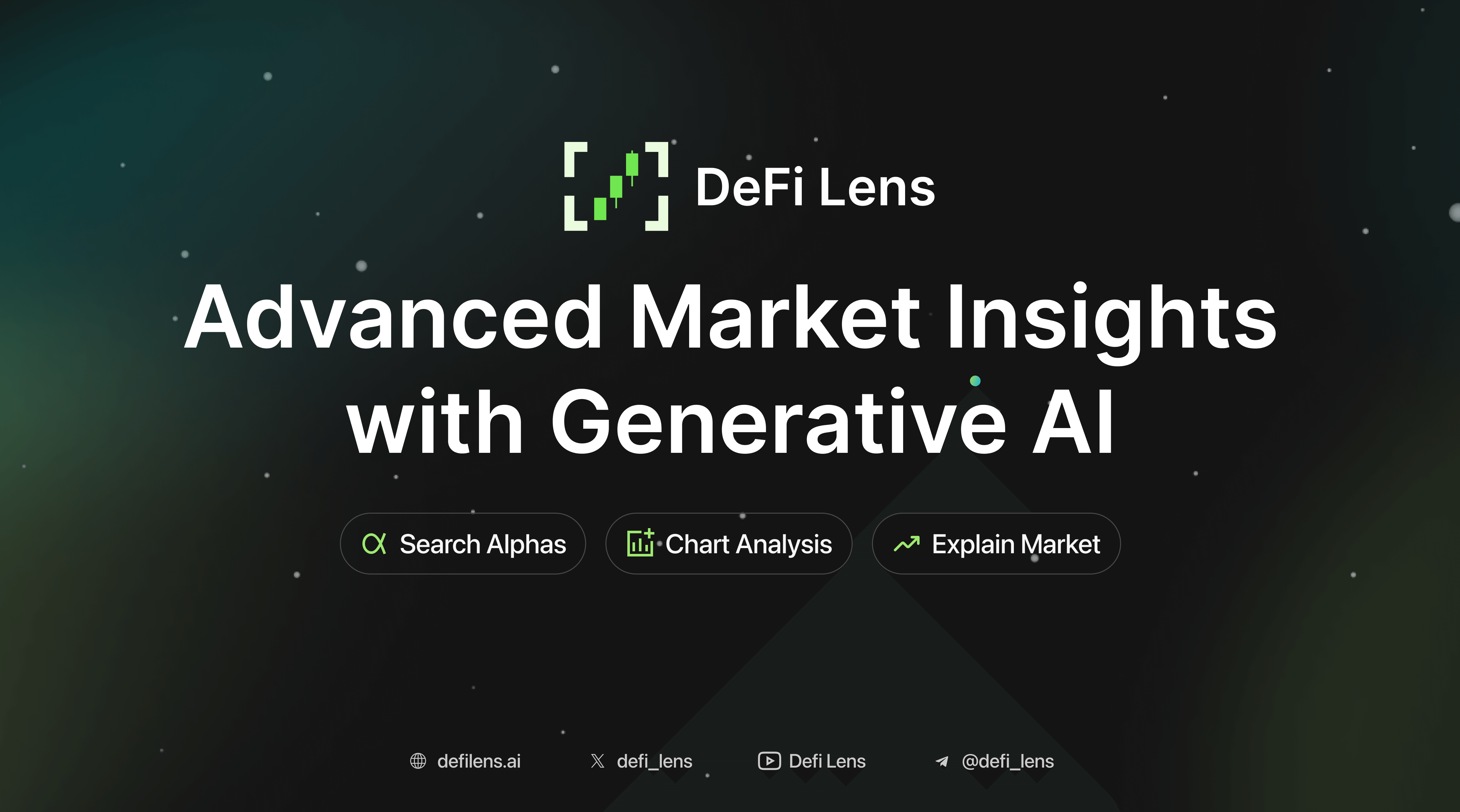 DeFi Lens - Advanced Market Insights with Generative AI - Powered by Oraichain Labs, DeF