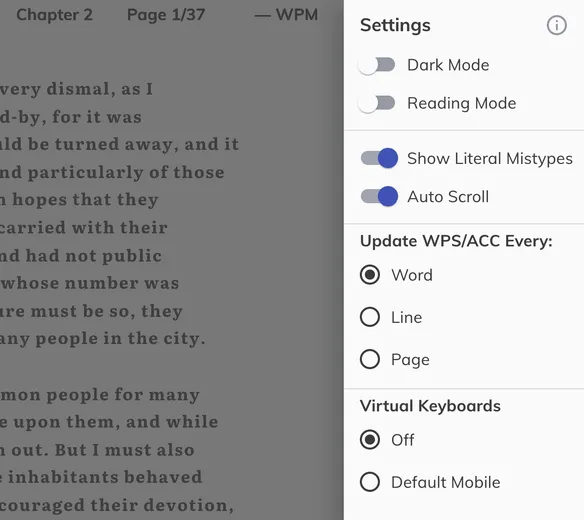 Typelit - 通过练习古典文学来提高打字效率，Typelit 帮助您通过古