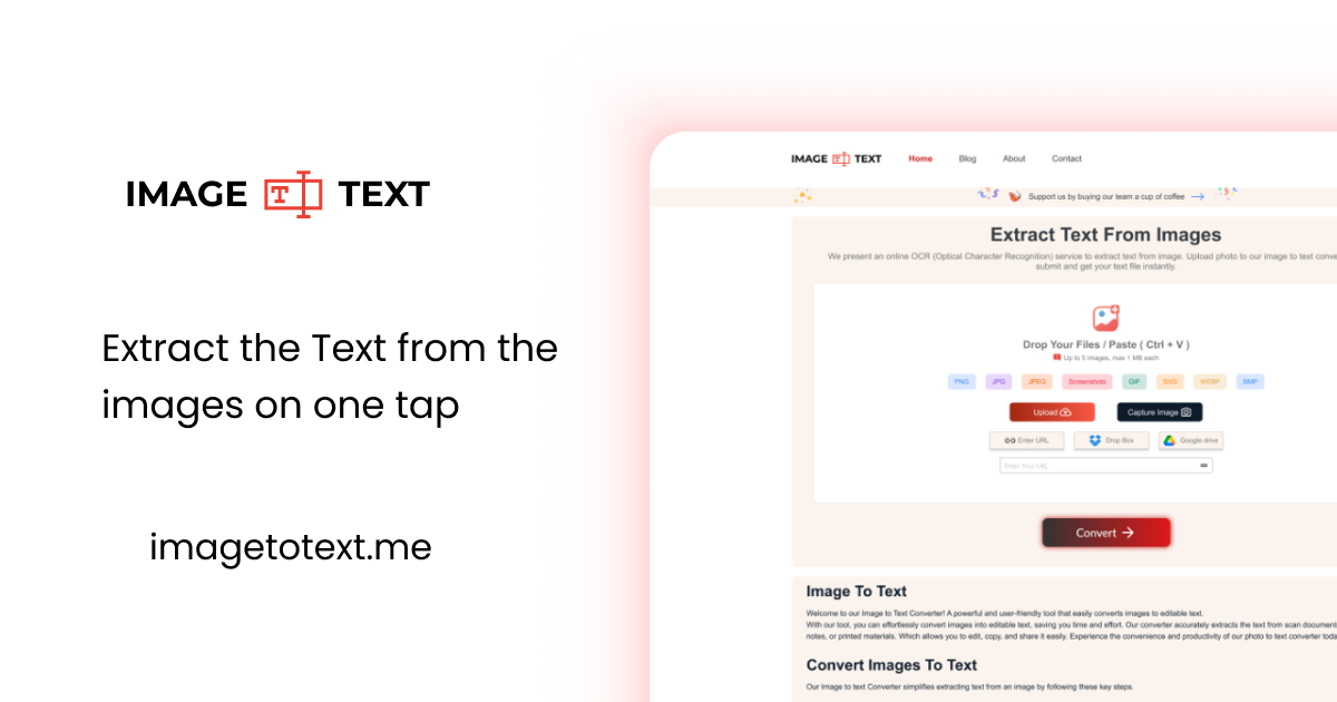 Image to Text Converter - Use our Image to Text converte