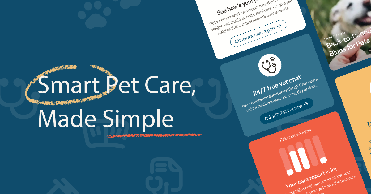 Dr.Tail | 24/7 AI Vet Care - Our platform analyzes your pet