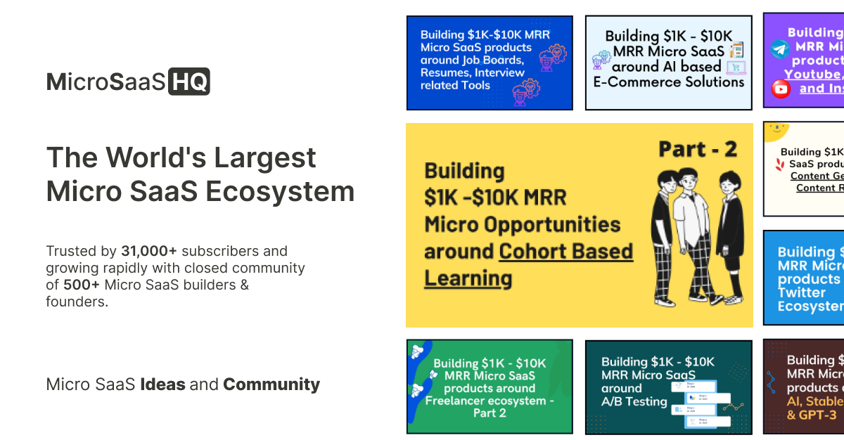 Micro SaaS - 我们的SaaS解决方案助力初创企业快速启动并成长，通过集成用