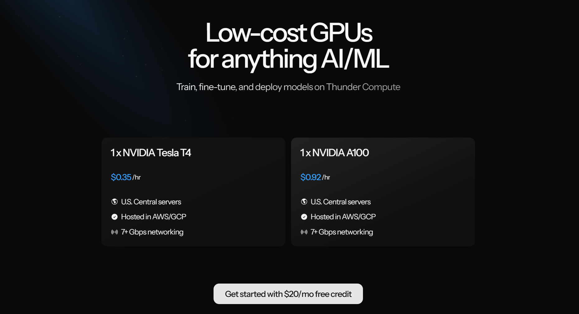 Thunder Compute: Self-host AI/ML with the world's cheapest GPU cloud - Get your hands dirty with the