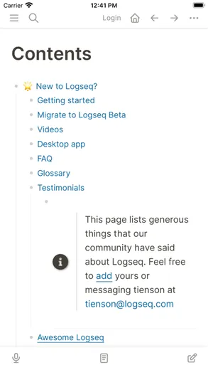 Logseq - Logseq 是一个令人愉快的开源大纲，可以在本地纯文本 M