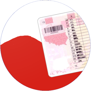 Driving Licence - Poland - The application includes