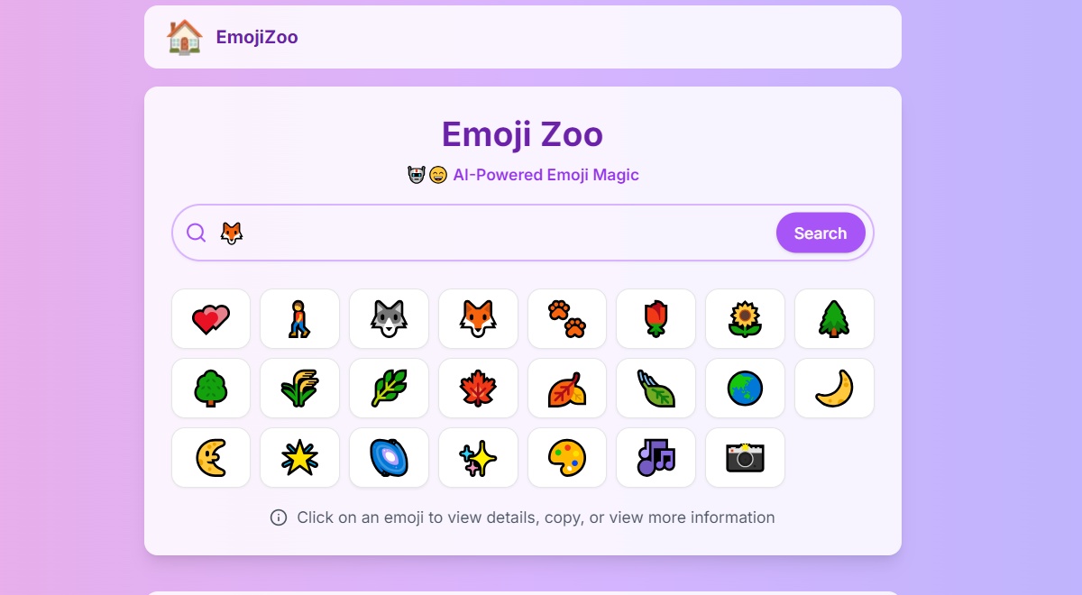 EmojiZoo - Discover the perfect emoji wit