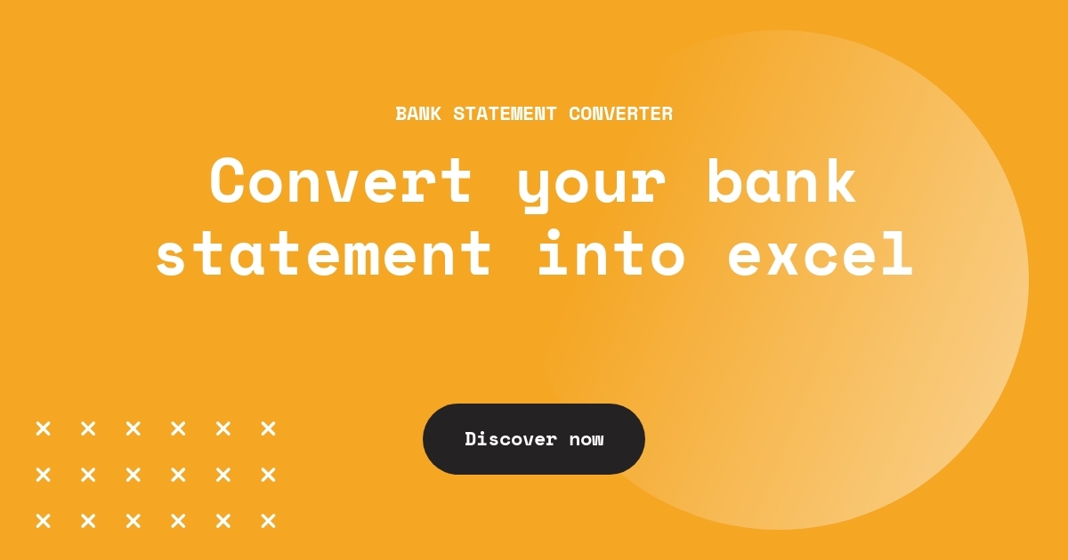 Bank Statement Converter - 一键将PDF银行对账单转换为Excel，支持自定义数据提取与