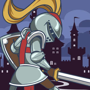 Tiny Knight Castle Runner Fun - 微小的騎士亞軍黑城堡 - 騎士亞軍。周圍的城堡騎士武士亞軍從
