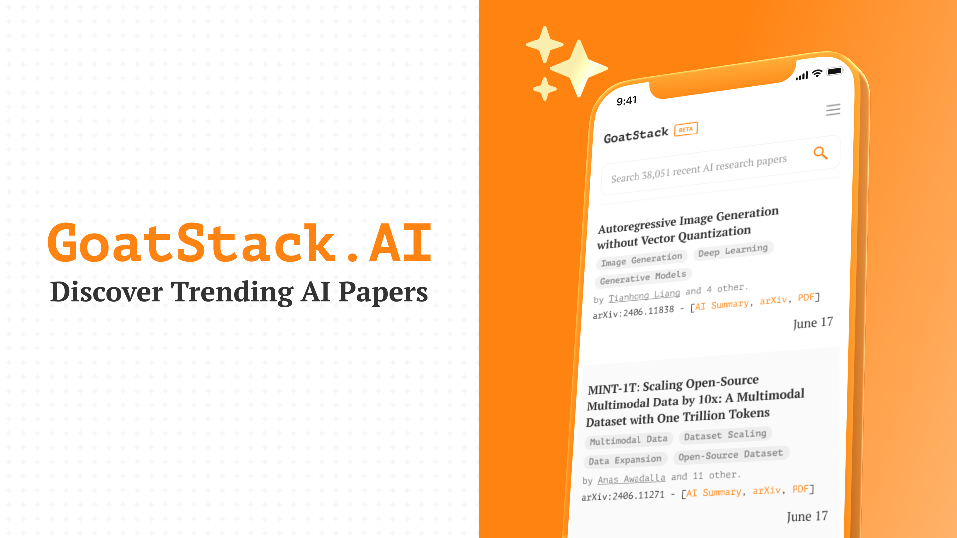 Goatstack - Discover Trending AI Papers - Stay updated with Goatstack. D