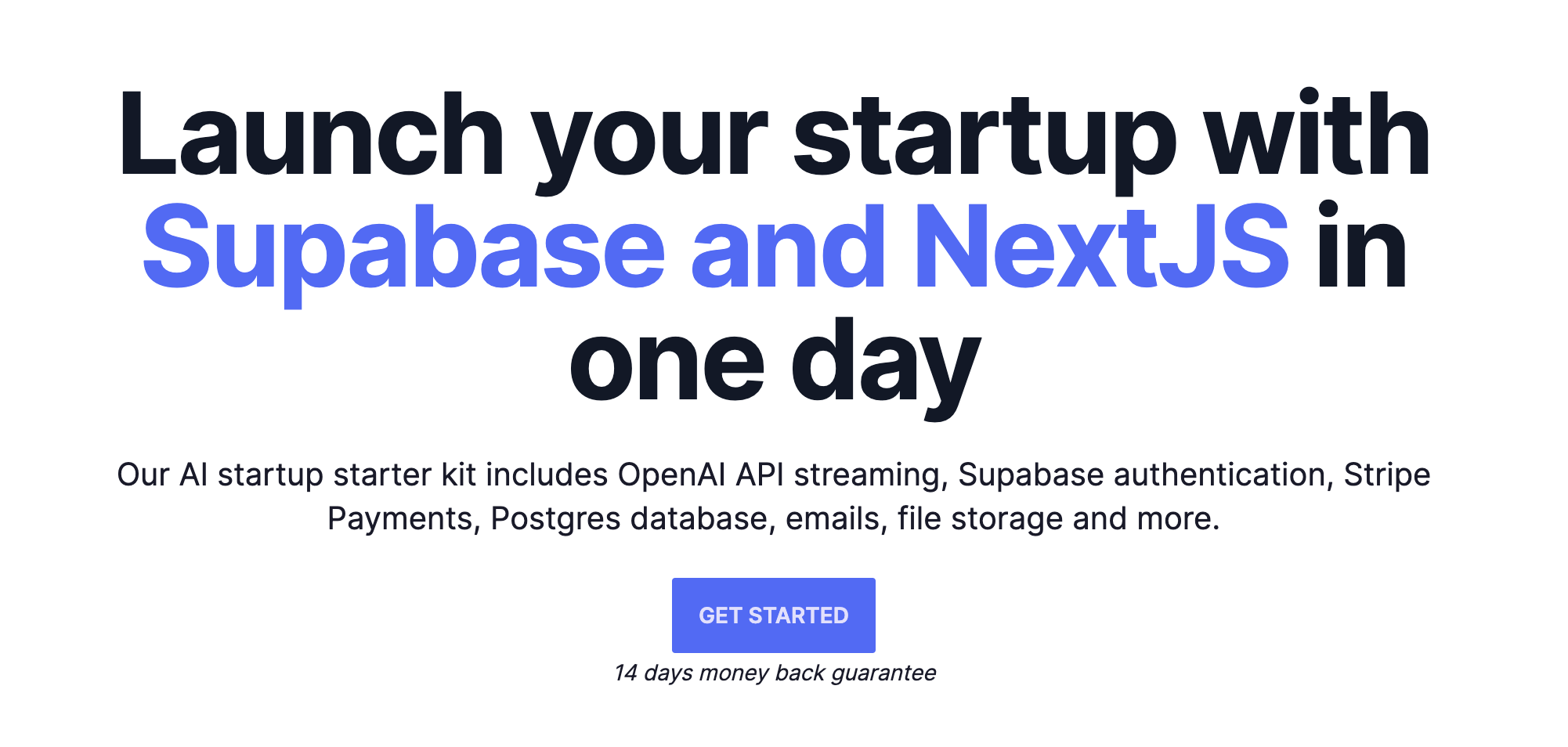 Supabase NextJS Starter Kit — SupaLaunch - Stripe payments, database, aut
