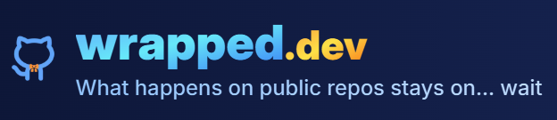 Wrapped.dev - Your Repos' 2024，专为高效办公设计，集数据存