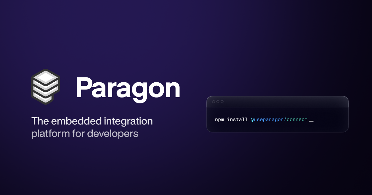 Paragon Embedded Integration Platform - Paragon's Embedded Integration