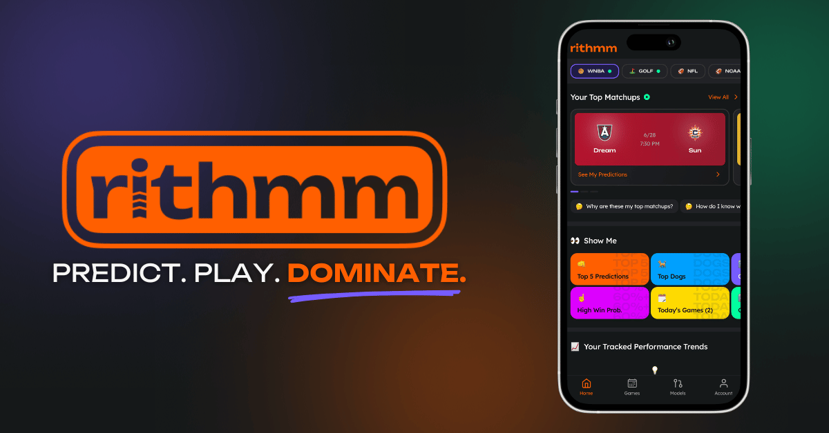 Rithmm | AI Sports Betting App | Custom Models - Explore the world of ...