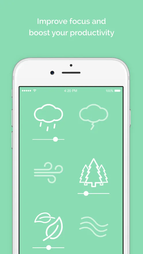 Noisli - 环境白噪音生成工具 Noisli，所有环境音组合都可以通过一