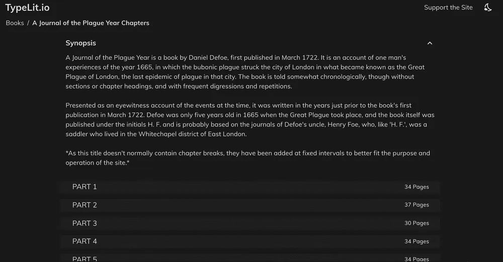 Typelit - 通过练习古典文学来提高打字效率，Typelit 帮助您通过古