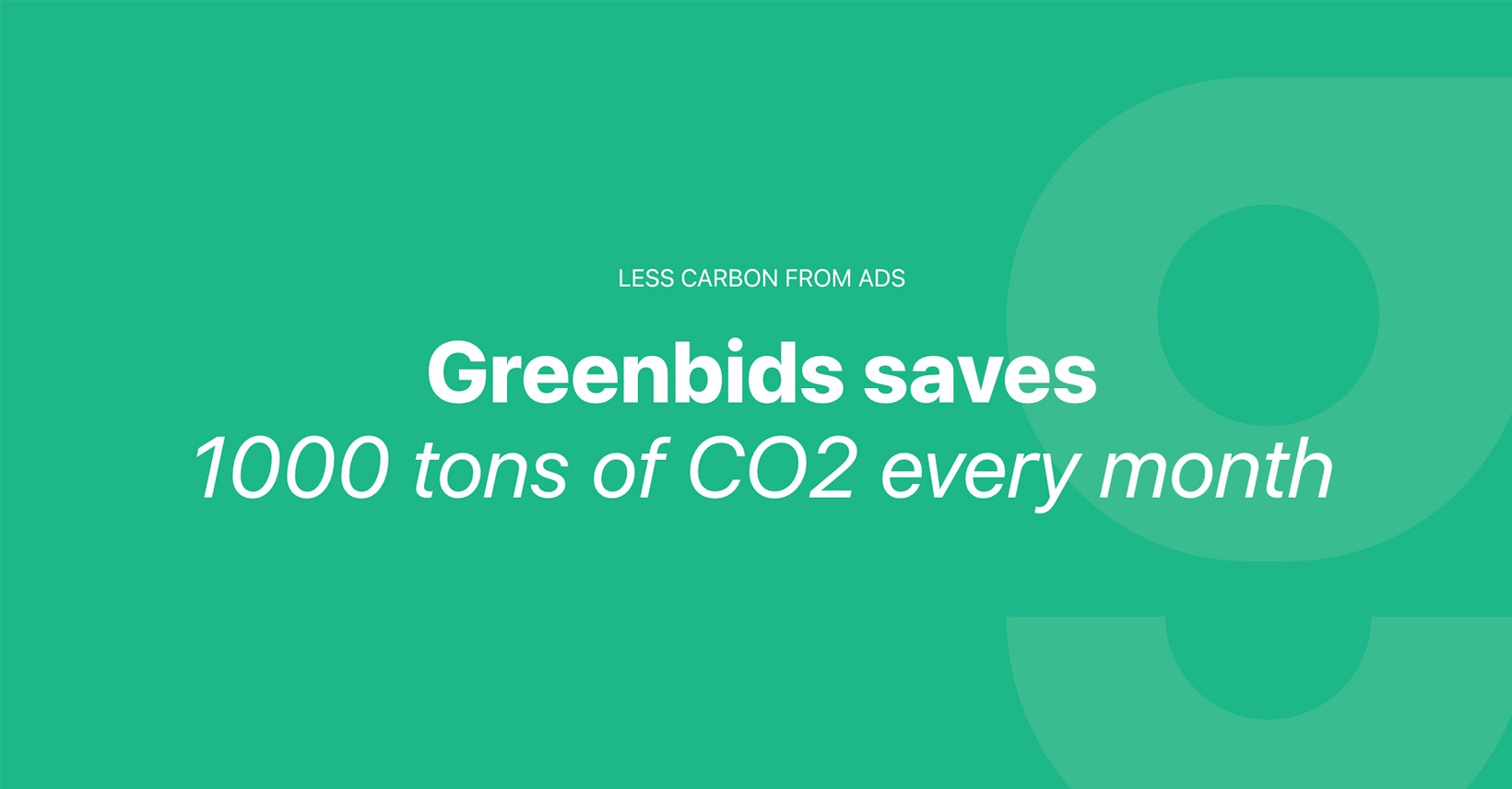 Greenbids - Less carbon from Ads - Greenbids position sustainabil