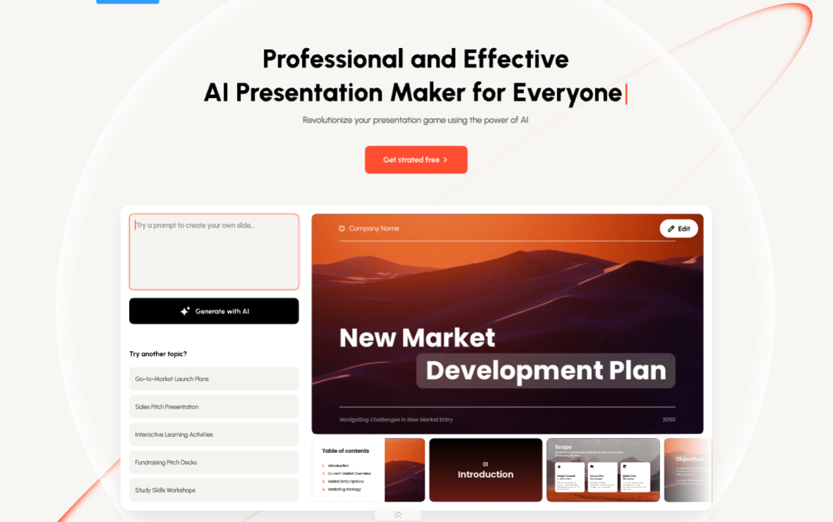 Presenti | AI Presentation Maker - Instant Stunning Slides - Presenti ...